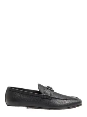 VALENTINO VLogo Signature Deer Leather Loafer