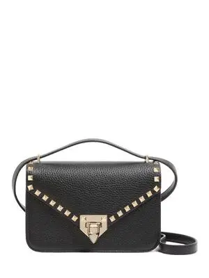 Valentino Garavani Rockstud Small Shoulder Bag - Black