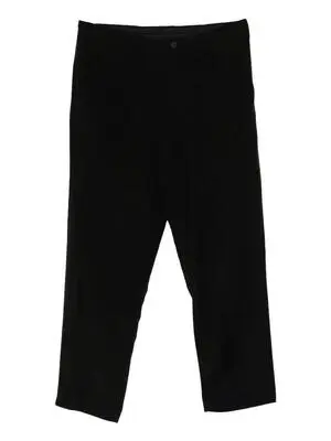 Yohji Yamamoto Drawstring Wide-leg Trousers - Black