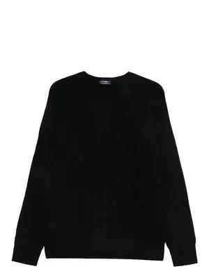 BARBA NAPOLI Ribbed Virgin-wool Sweater - Black