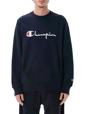 Champion Logo-embroidered Sweater - Blue