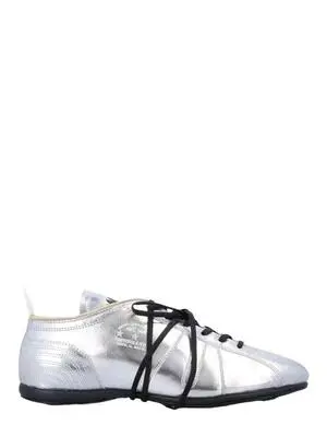 PANTOFOLA D'ORO Metallic-effect Vibram-sole Sneakers - Silver