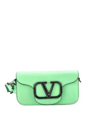 Valentino Garavani Vlogo Flap Mini Shoulder Bag - Green