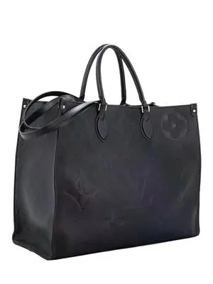 LOUIS VUITTON Onthego Monogram Empreinte Giant Gm Tote Bag - Black