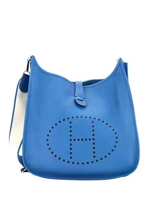 Hermès Hermès Evelyne III Clemence GM Crossbody Bag Blue