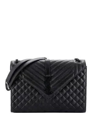 SAINT LAURENT Saint Laurent Monogram Envelope Satchel