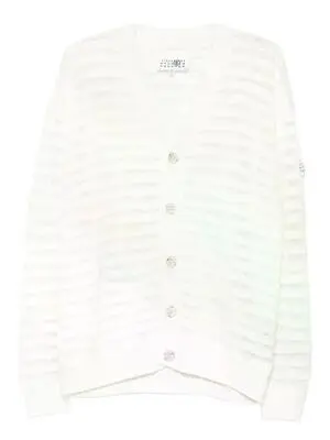 MAISON MARGIELA V-neck Cardigan - White