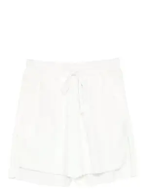 THOM KROM Drawstring Layered Shorts - White