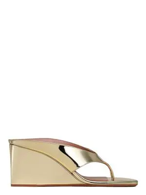 Alaïa Cube Thong Mule - Metallic