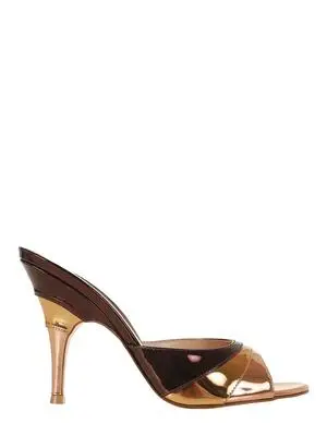 GIANVITO ROSSI Heeled Sandals - Silver