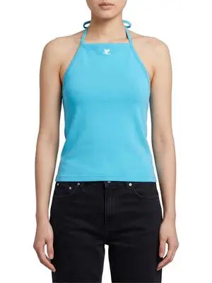 COURREGES Halterneck Top - Blue