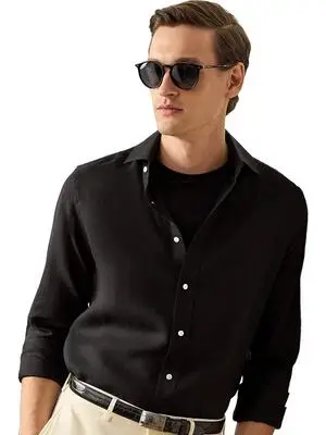 Ralph Lauren Linen Shirt - Black