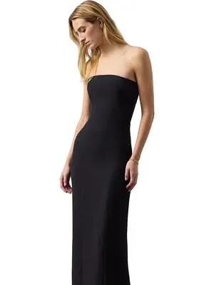 Ralph Lauren Shelly Strapless Silk Cady Evening Dress - Black