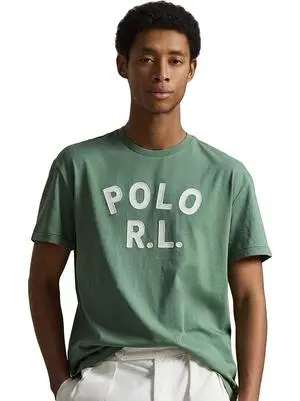 Ralph Lauren Classic Fit Logo Jersey T-shirt - Fatigue