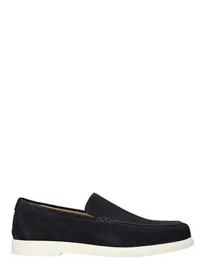 LOAKE Tuscany Suede Loafers - Navy