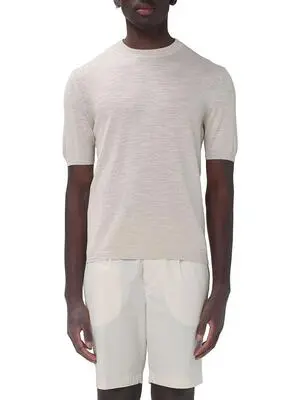 BROOKSFIELD Short Sleeve Sweater - Beige