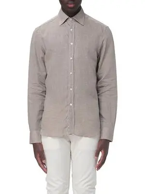 Canali Shirt Men Brown