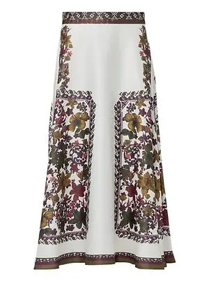 LEEM Floral-print High-waist Maxi Skirt - Multi-coloured