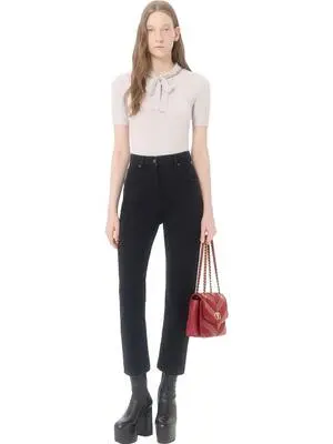 Valentino Garavani Embroidered Wool Sweater - Purple
