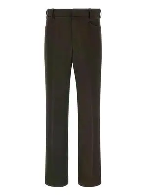 SECOND / LAYER El Niño Pleated Trousers - Brown