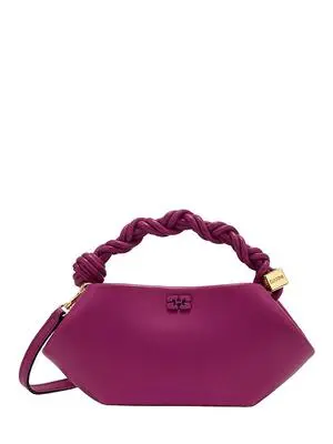 GANNI GANNI Mini Bag With Twisted Handle Purple