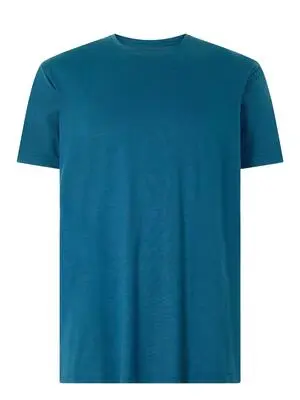 Derek Rose Derek Rose - Basel Stretch-Jersey T-Shirt - Men - Blue - S Teal