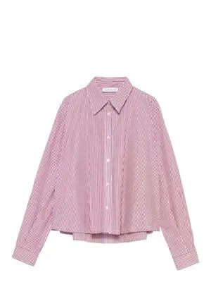 MANUEL RITZ Striped Shirt - Red