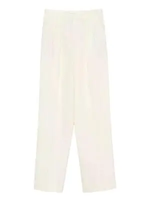 MANUEL RITZ Pleated-detail Trousers - Neutrals