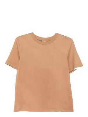 Max Mara Print-detail T-shirt - Neutrals