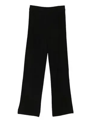 Max Mara Elasticated-waist Trousers - Black
