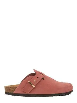 CELTIC & CO. Stud Strap Clogs - Terracotta