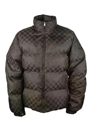 MISBHV Monogram Quilted Down Jacket - Brown