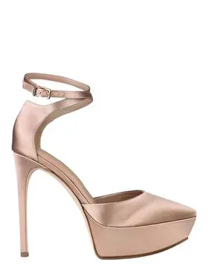 Tamara Mellon Platform Ankle Strap Sandals - Neutrals