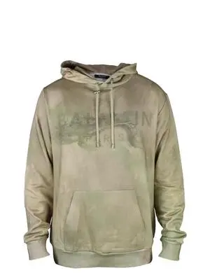 Balmain Logo Print Hoodie - Neutrals