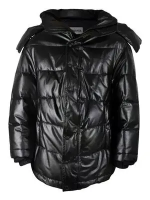 Balenciaga Quilted Down Jacket With Removable Hood - Black