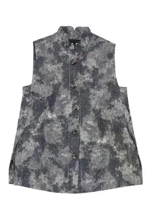Shiatzy Chen Jacquard Vest - Blue