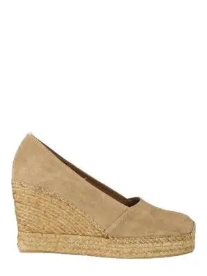 Penelope Chilvers Colina Espadrille Wedge Pumps - Sand