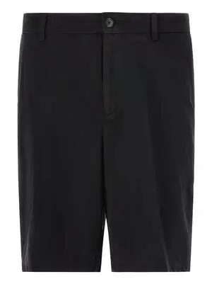 BOSS Logo-patch Bermuda Shorts - Black