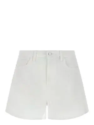 L'Agence Lissania Flared Shorts - White