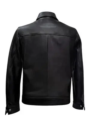 Mr P. Leather Zip Jacket - Black