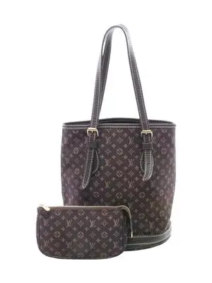 LOUIS VUITTON 2006 Monogram Mini Lin Pm Bucket Bag - Brown