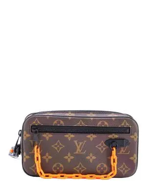 LOUIS VUITTON Solar Ray Pochette Volga Monogram Clutch - Brown