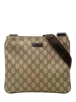 Gucci Gg Supreme Crossbody Bag - Neutrals