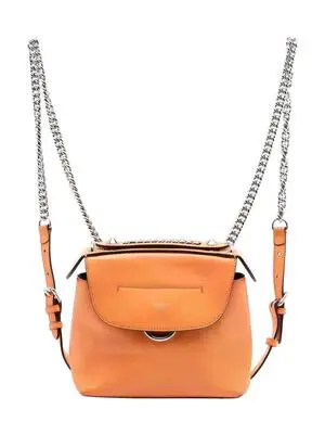 Fendi Mini Leather Backpack - Orange