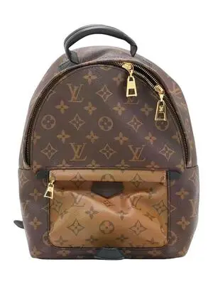 LOUIS VUITTON Monogram Reverse Palm Springs Pm Backpack 2019 - Brown