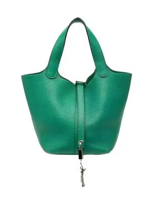 Hermès 2017 Clemence Picotin Lock 18 Handbag - Green