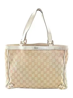 Gucci Gg Canvas Abbey D-ring Tote Bag - Neutrals