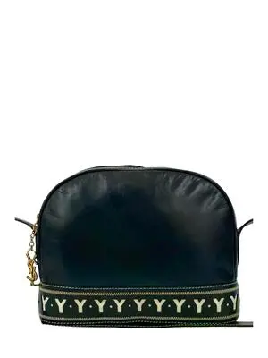 Saint Laurent 20th Century Leather Cutout Crossbody Bag - Blue