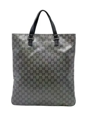 Gucci Gg Crystal Tote Bag - Grey
