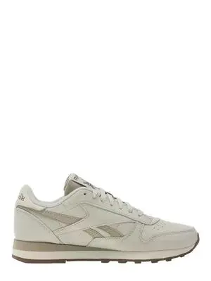 REEBOK Classic Perforated Leather Sneakers Neutrals